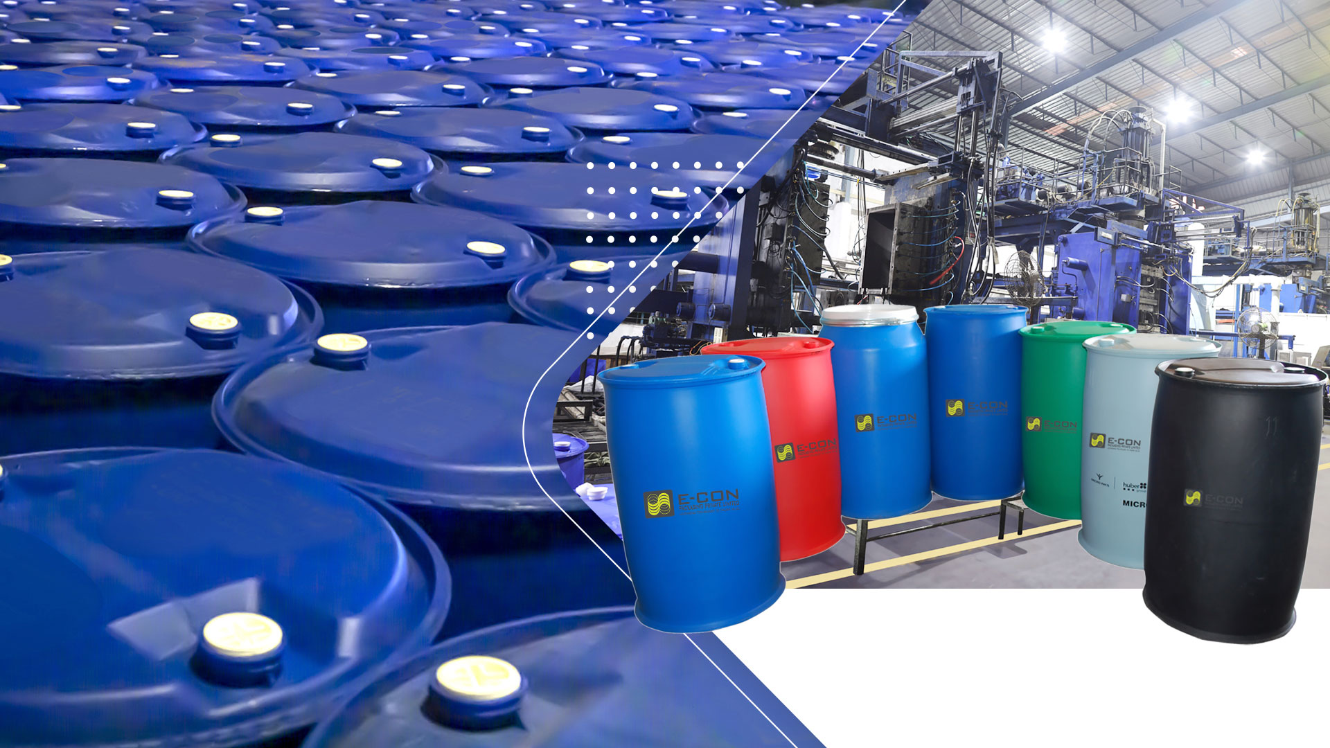 E-CON Packaging Pvt. Ltd. – MS barrels and drums